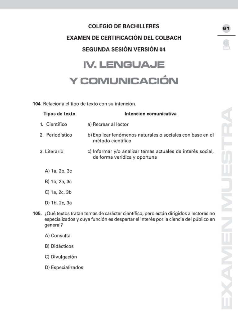 Guía Colbach Lenguaje y Comunicación | PDF