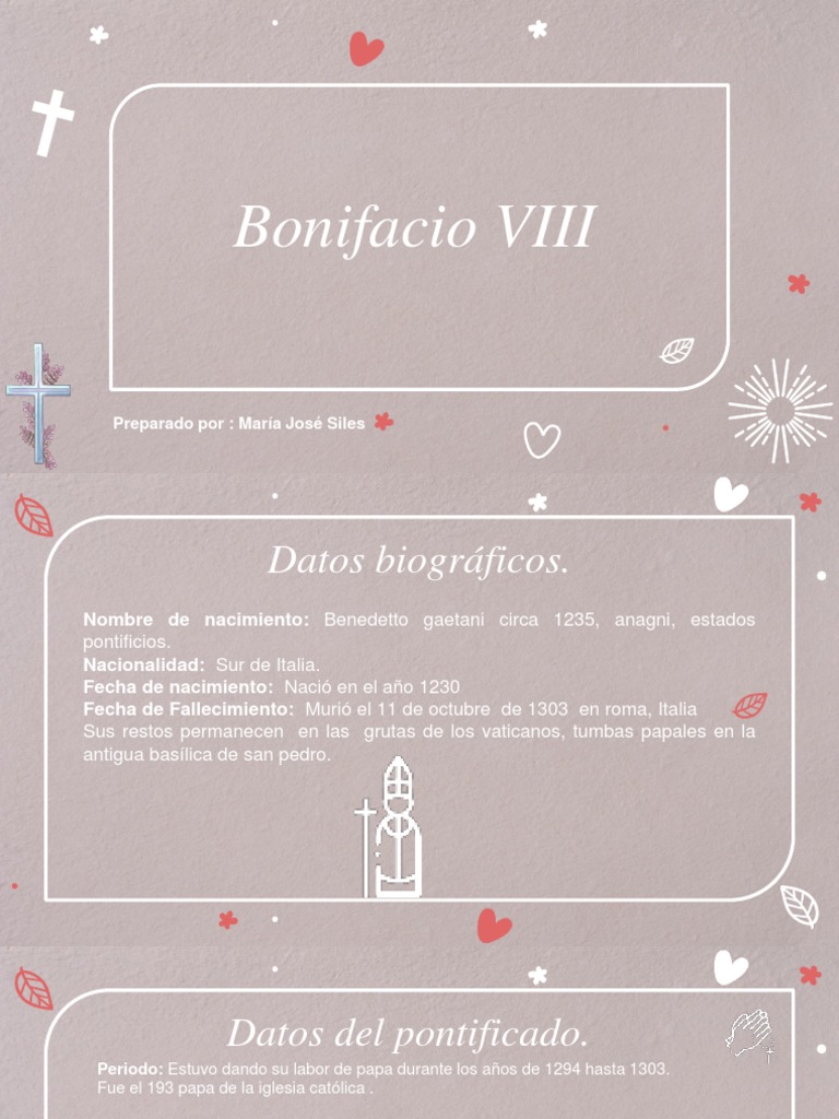 Bonifacio VIII: Papa y Poder Papal | PDF