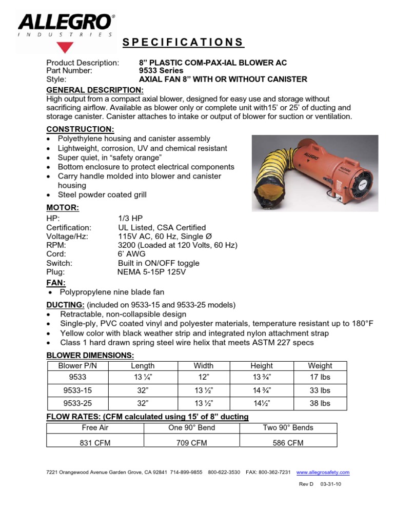 Blower | PDF