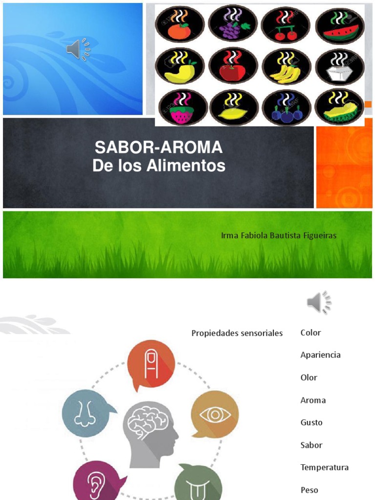 5 Sabor-Aroma de Los Alimentos | PDF | Aminoácidos | Péptido