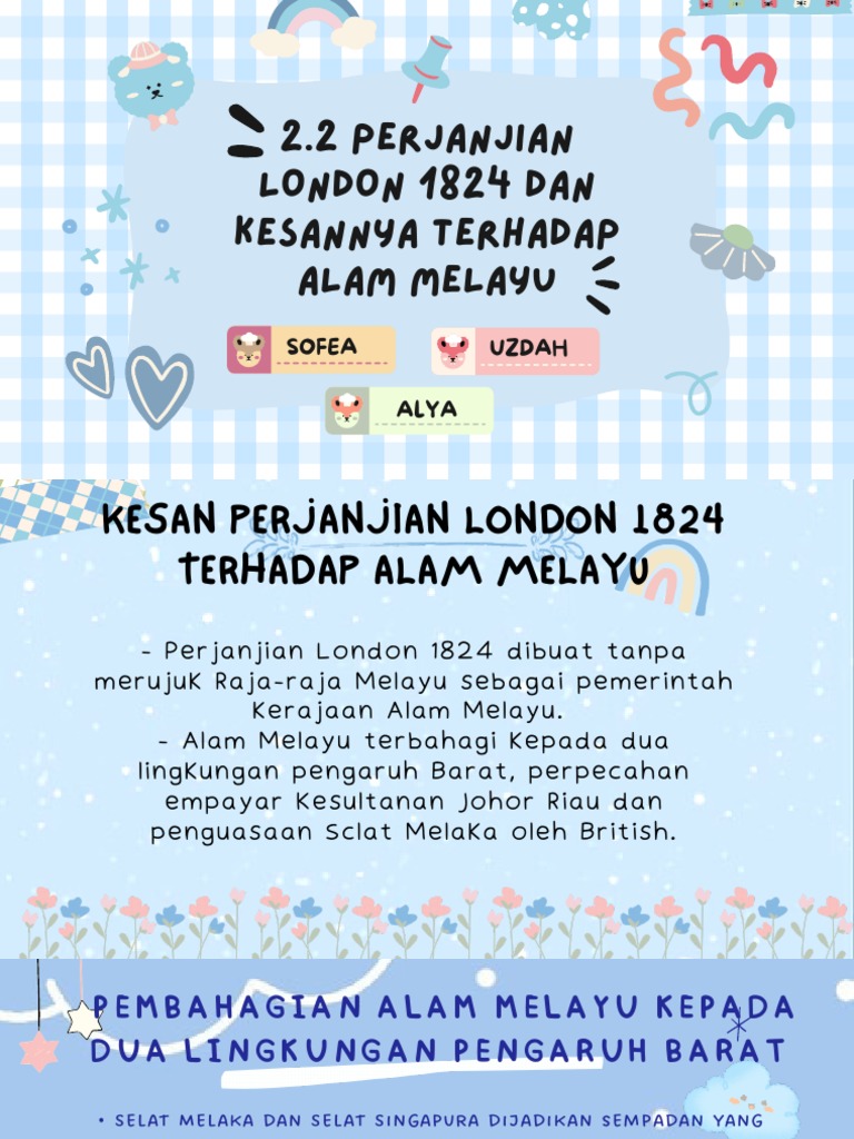 Dampak Perjanjian London 1824 pada Alam Melayu | PDF | Sejarah