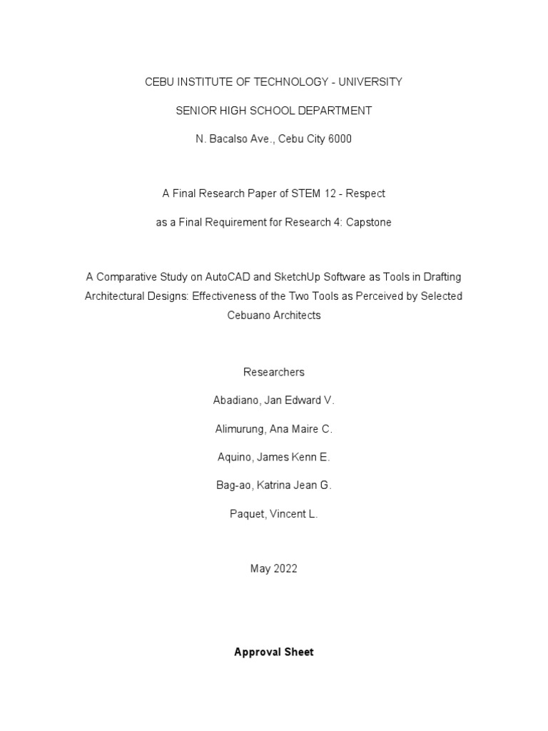 Group 8 12RESPECT Final Proposal Paper Revised | PDF | Computer Aided ...