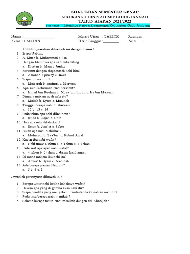 Tarich KLS 1 | PDF | Perjalanan | Kesehatan Holistik