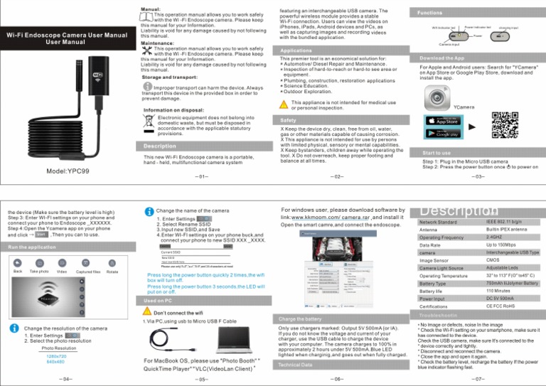 SKUF54698 - DIGOO DG YPC99 User Manual | PDF