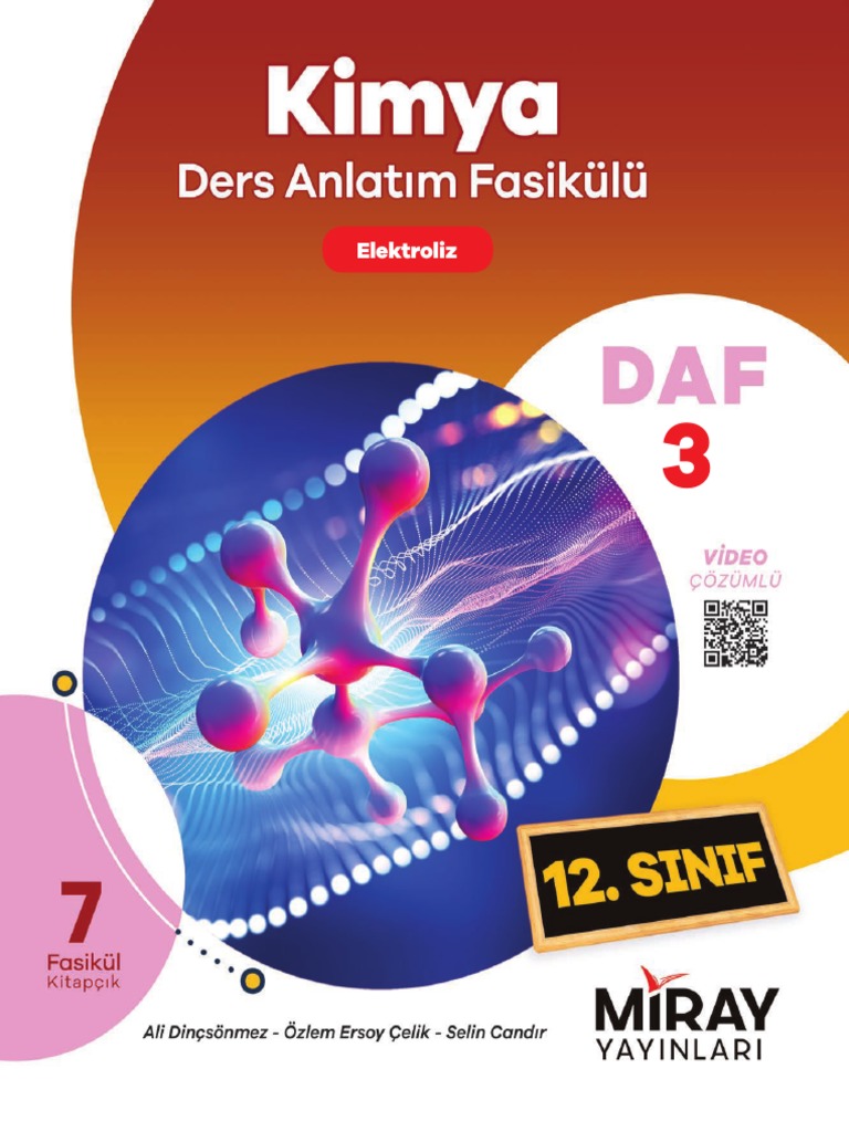 003 Elektroliz Miray Elektrokimya Öğretmen | PDF