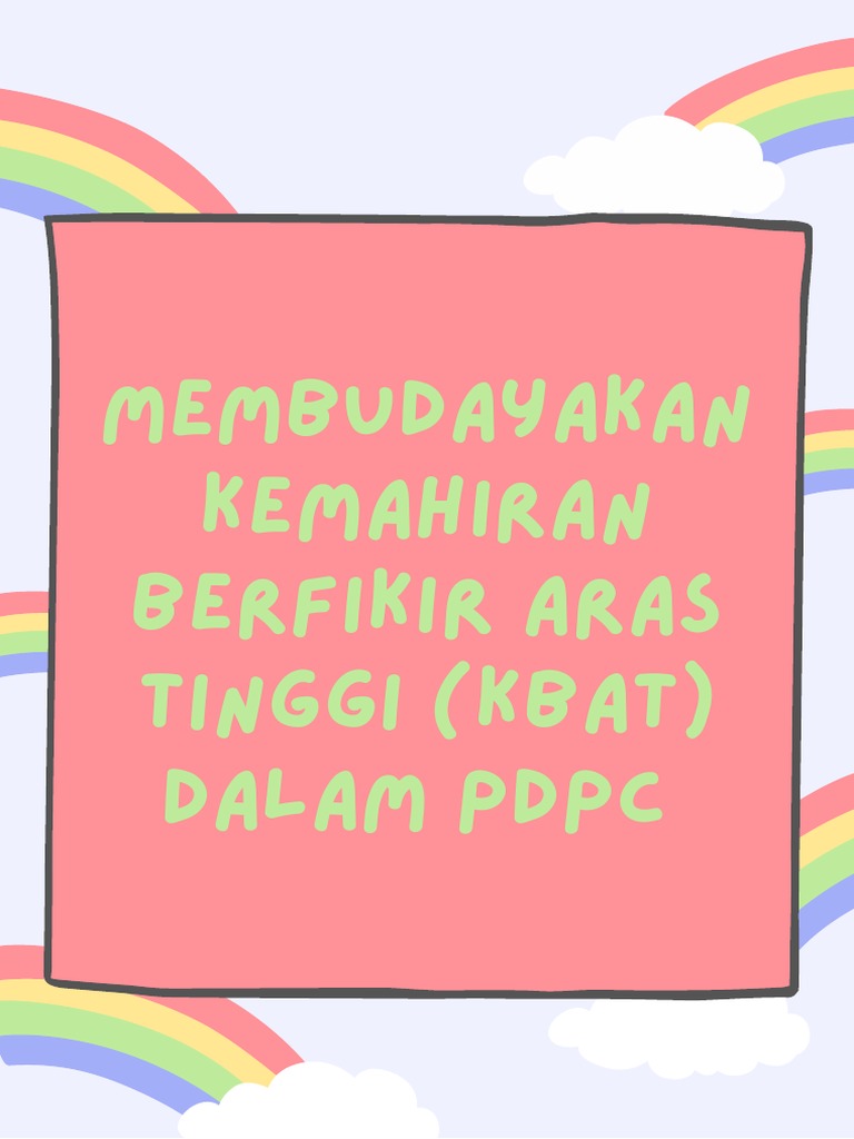 Kbat Dalam PDPC | PDF