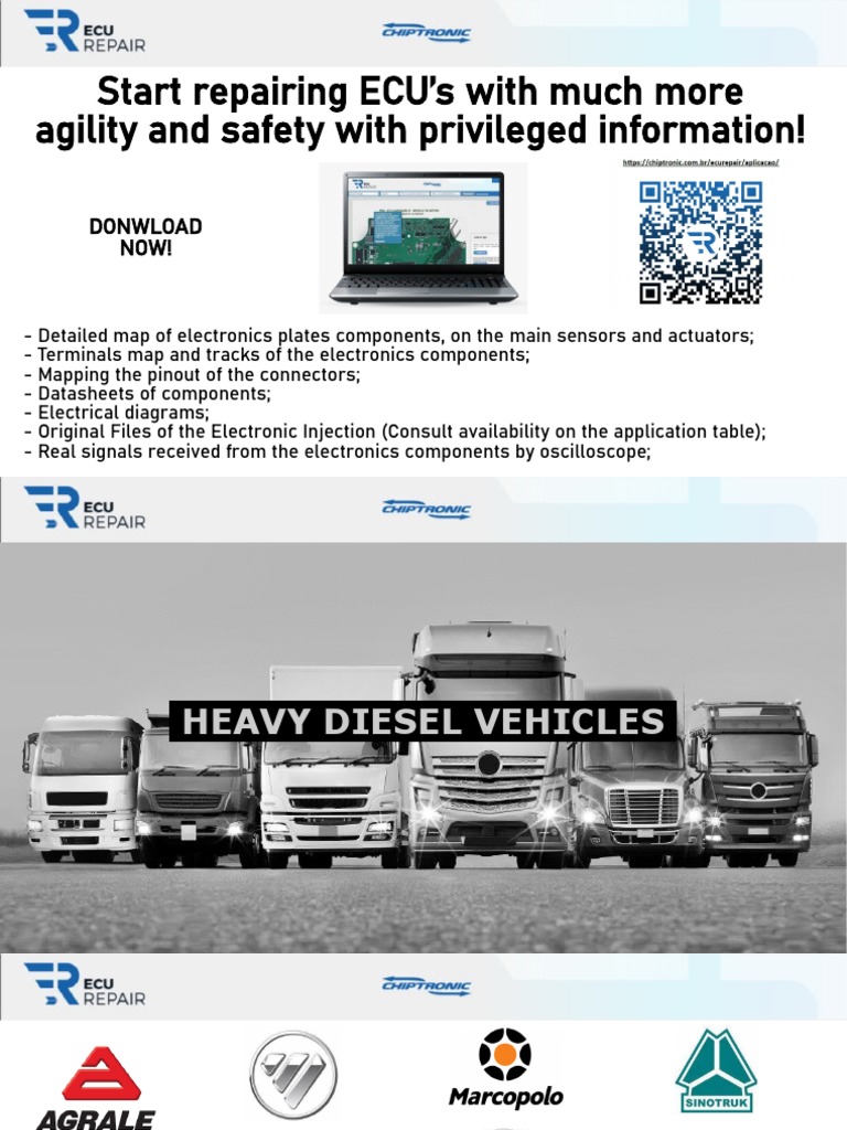 Ecu Repair Diesel Pesado | PDF | Engines | Motor Vehicle