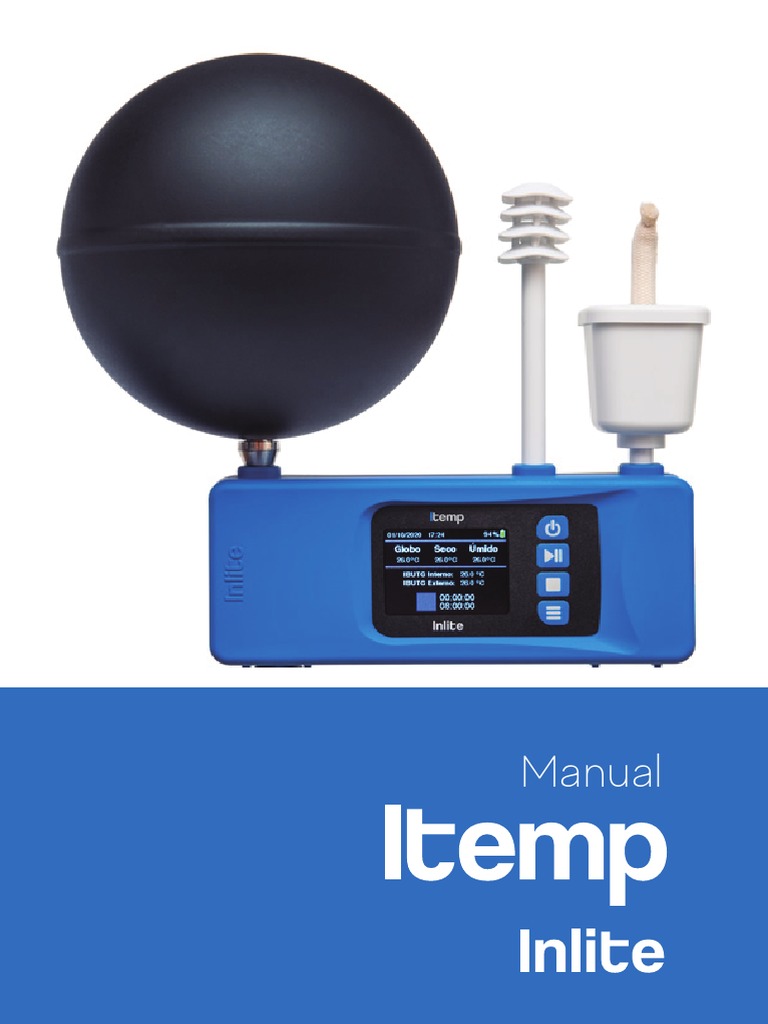 Manual Itemp Es | PDF | Pantalla de cristal líquido | Temperatura
