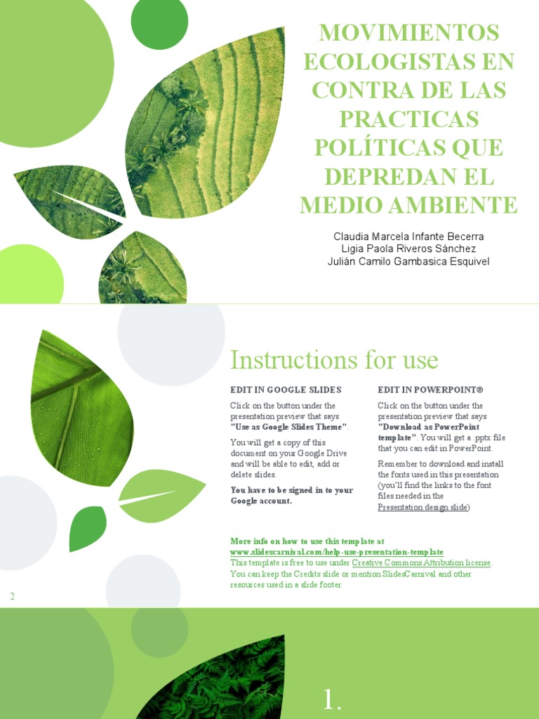 Movimientos Ecologistas | PDF | Color | Red