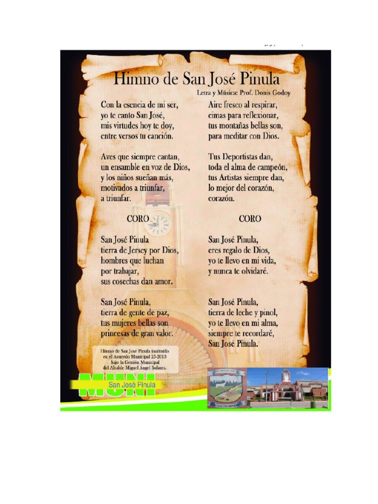 Himno San José Pinula | PDF