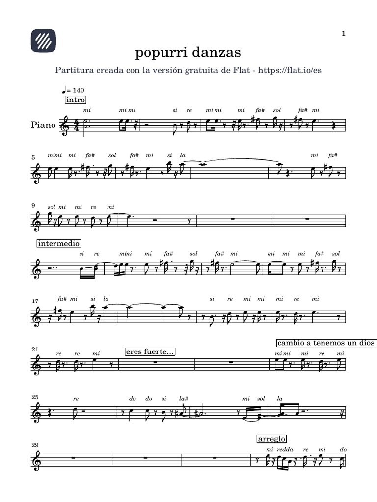 Popurri Danzas | PDF