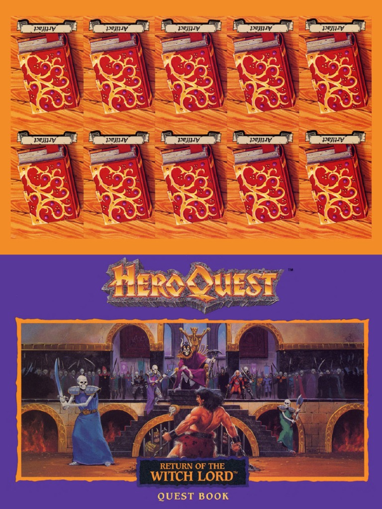 HeroQuest Return of The Witch Lord Quest Book (US) | PDF HeroQuest Return of The Witch Lord Quest Book (US) | PDF