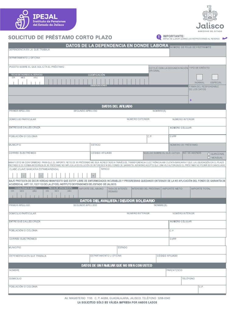 Solicitud PCP 2022 | PDF