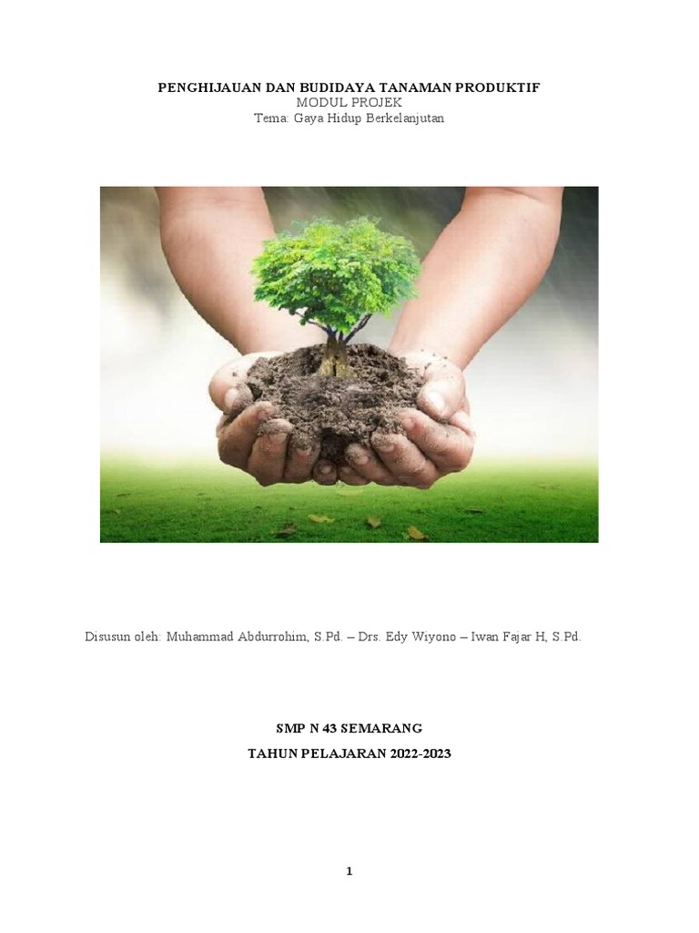 Modul Projek Penanaman Pohon | PDF