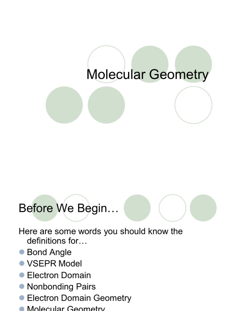 Molecular Geometry | PDF