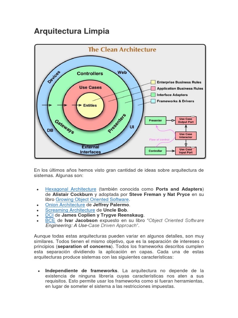 Arquitectura Limpia | PDF