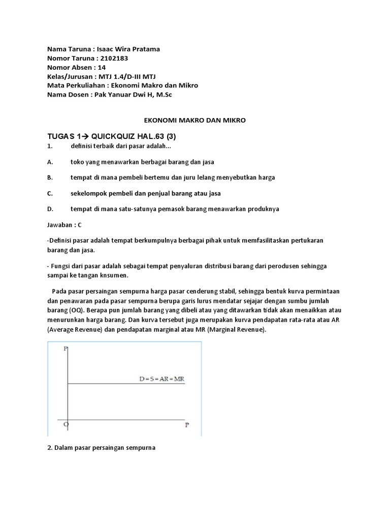 Tgs Eko Principles Mic Isaac Wira Pratama | PDF