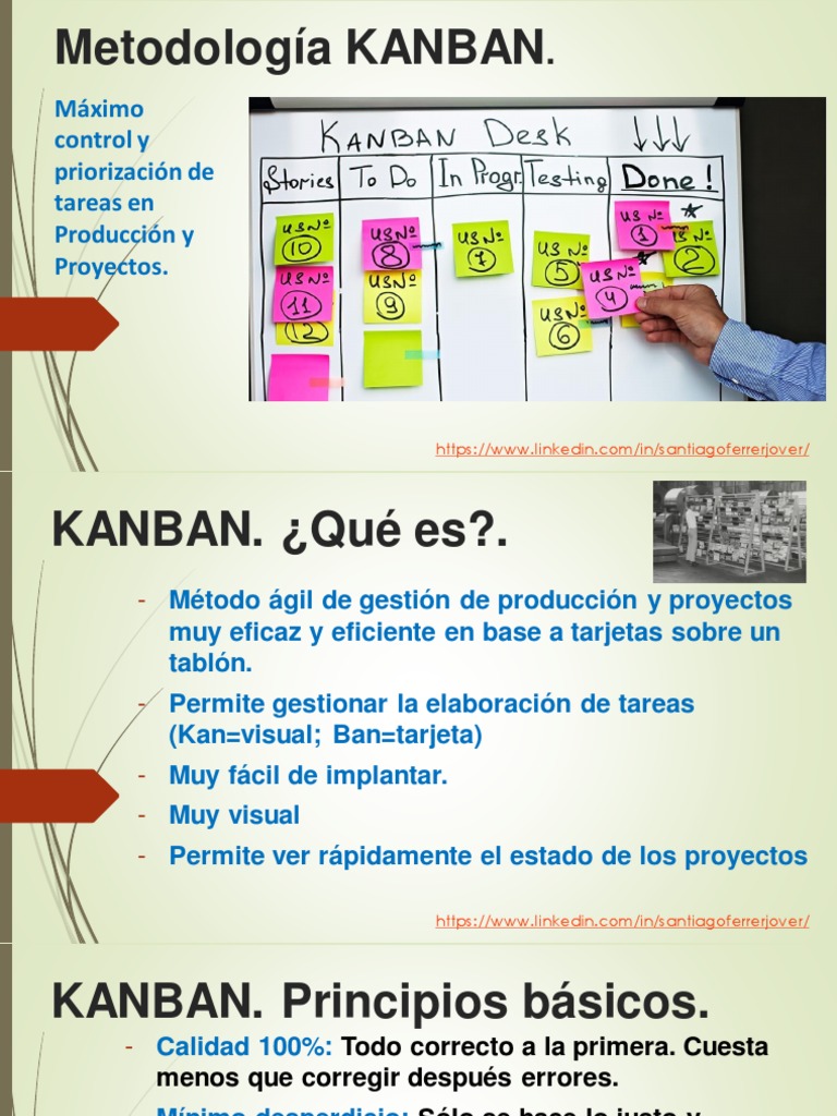 Metodolog A KANBAN Control de Tareas y Priorizaci N 1597604297 | PDF | Scrum (desarrollo de ...