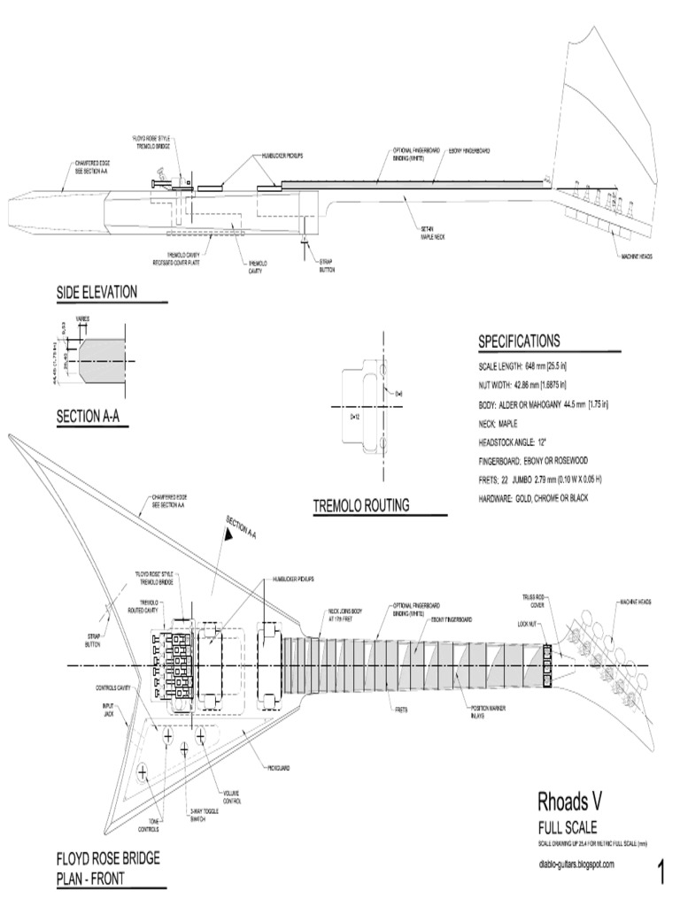 Jackson Rhoads V1 | PDF