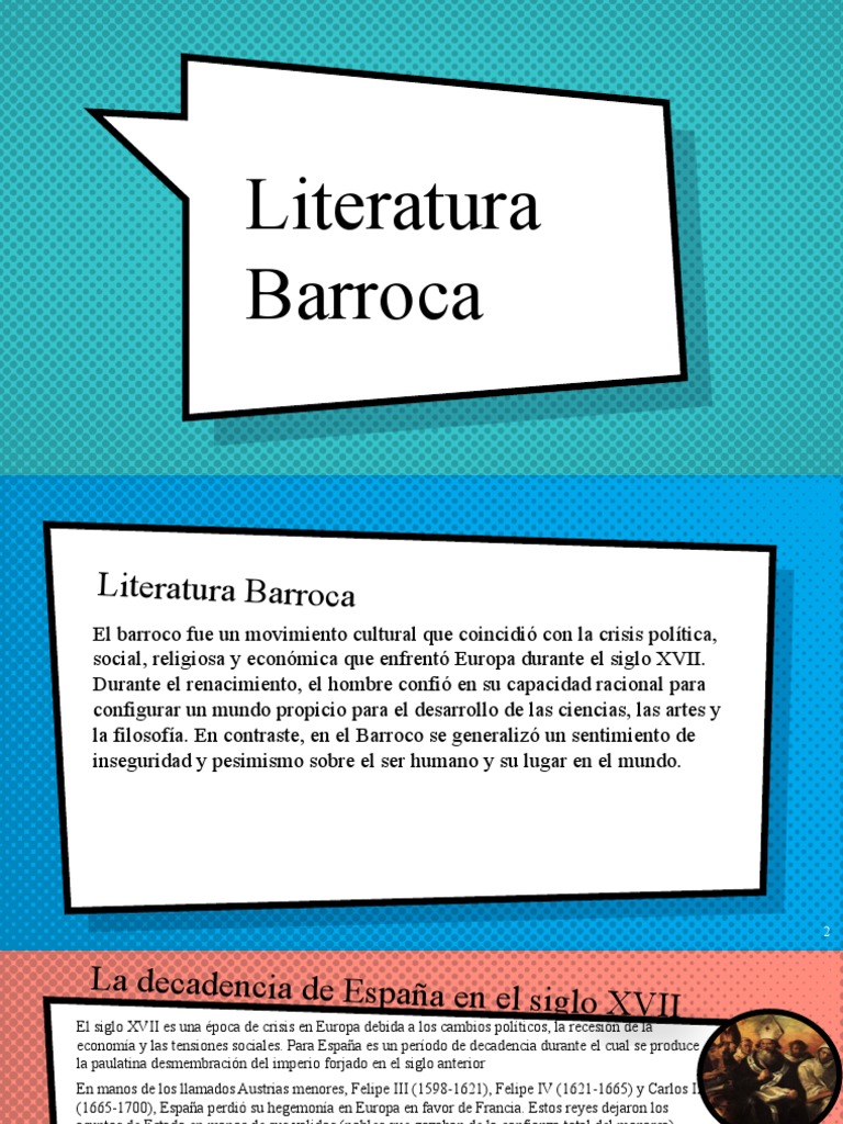 Características de la Literatura Barroca | PDF | Clásicos