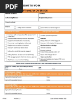 Hot Work Permit Checklist Template | PDF | Welding | Construction