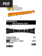 Aaq - Adolescent Attachment Questionnaire | PDF | Attachment Theory ...