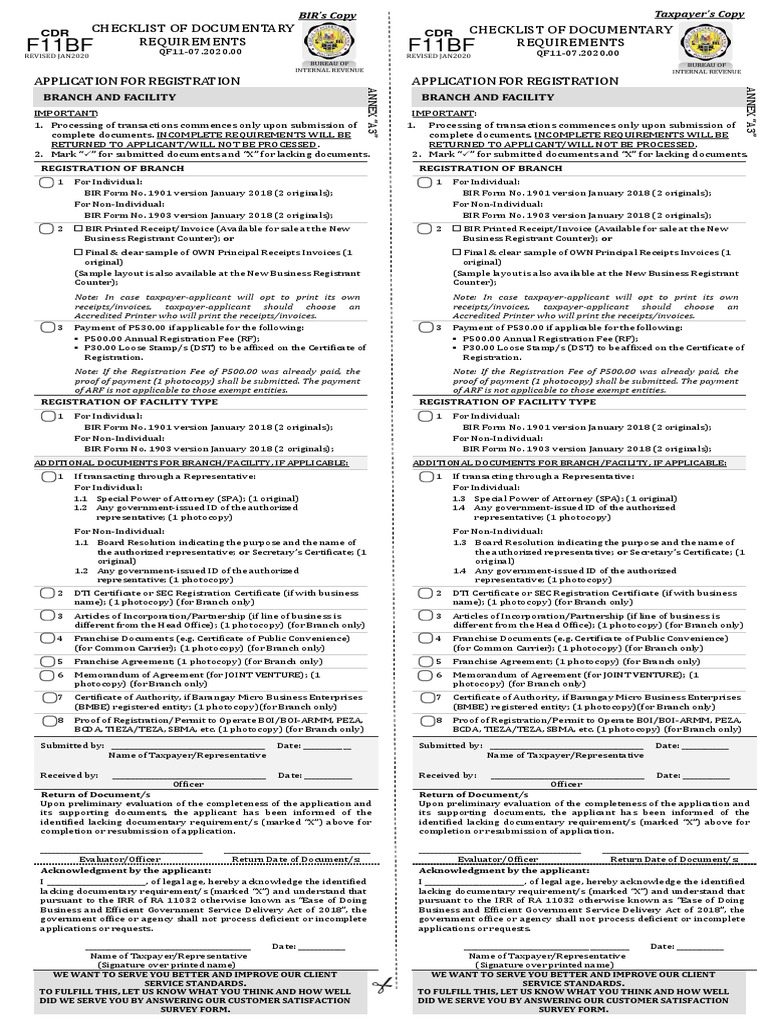 RMC No. 57-2020 Annexes A1-A11P - Removed | PDF | Receipt | Invoice
