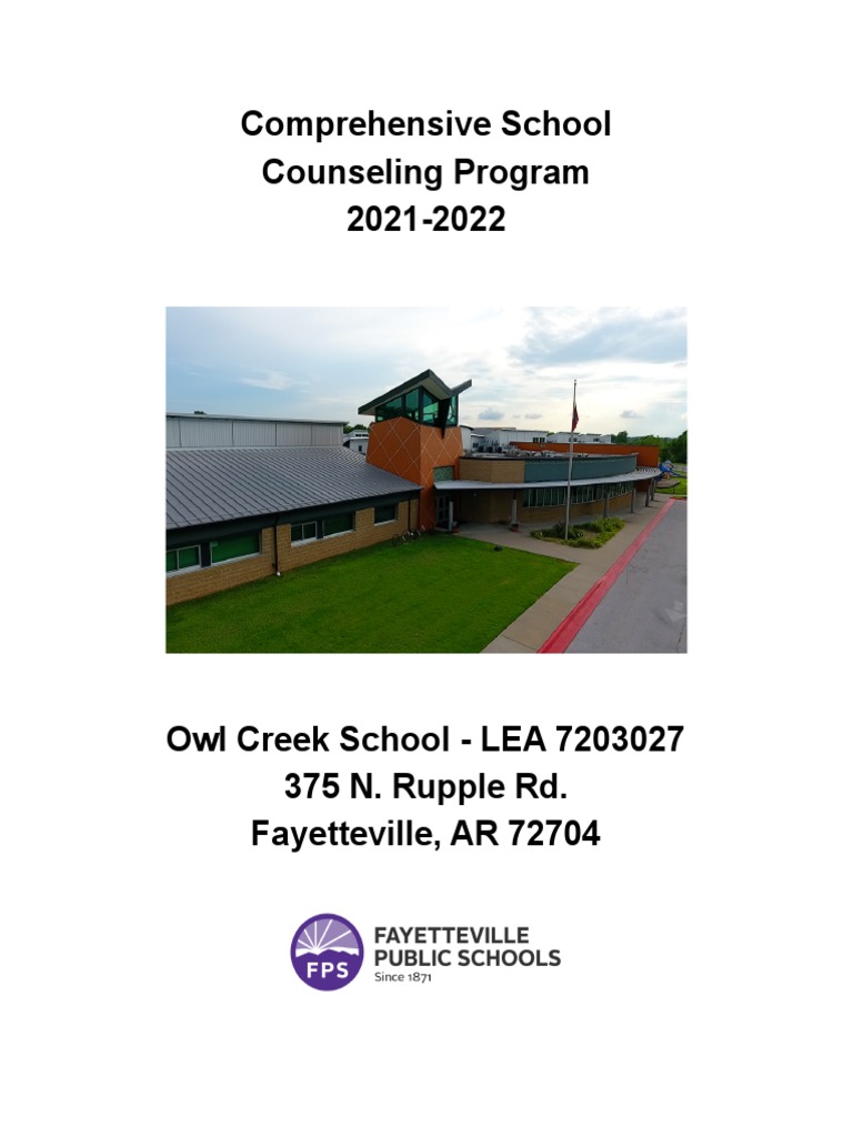 Owl Creek School Comprehensive School Counseling Program 2021-22 | PDF ...