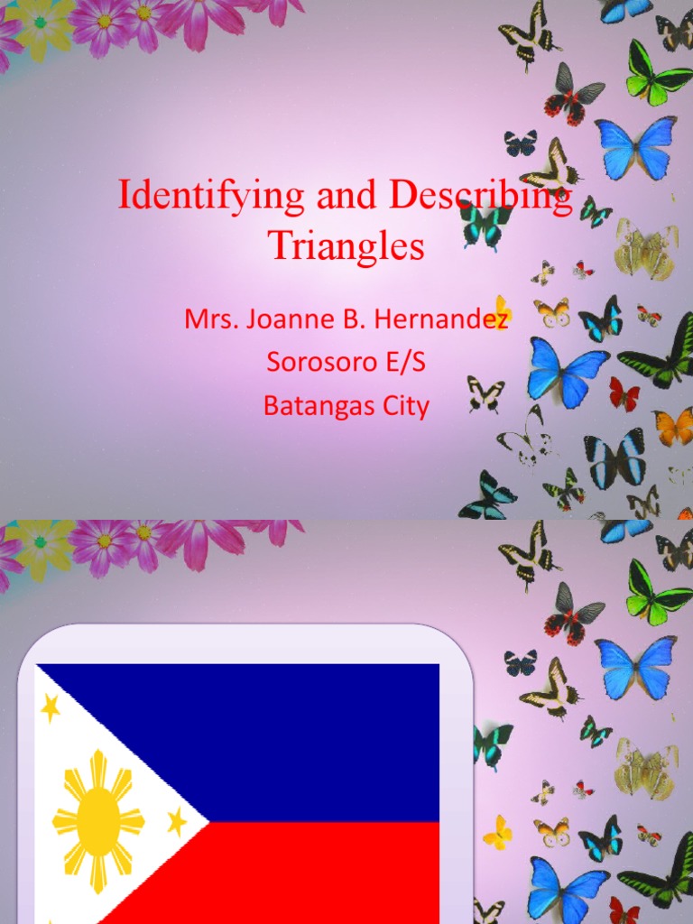 An Introduction to Triangles: Identifying Triangles by Their Sides and ...