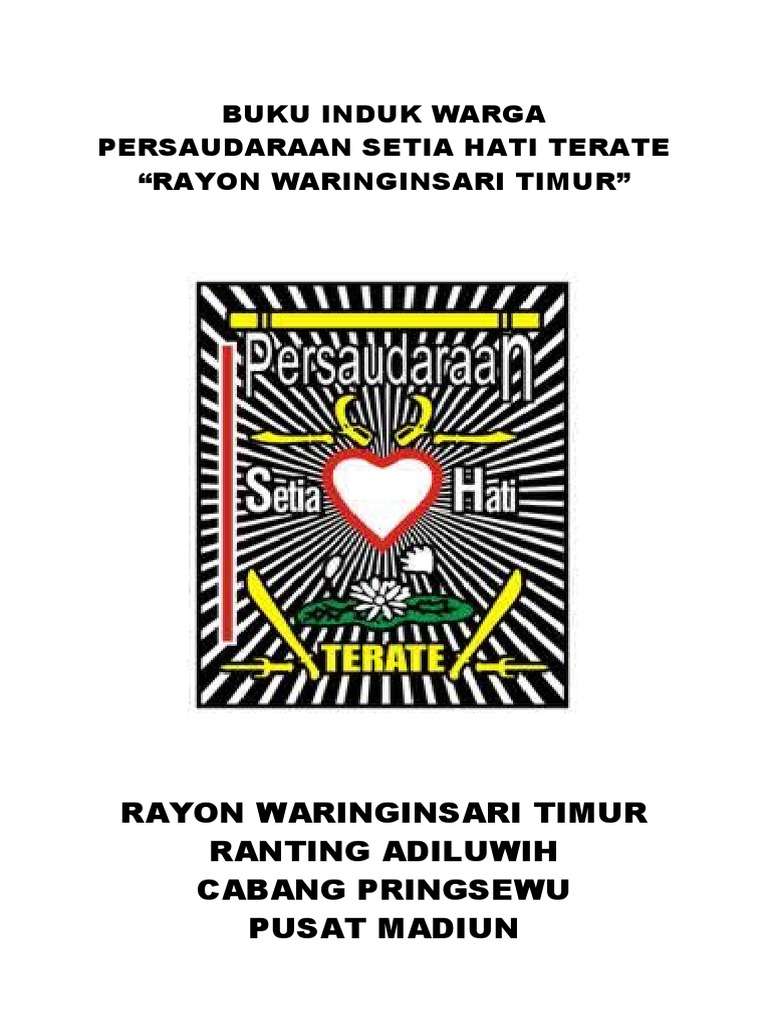 Buku Induk PSHT | PDF | Olahraga & Rekreasi | Seni