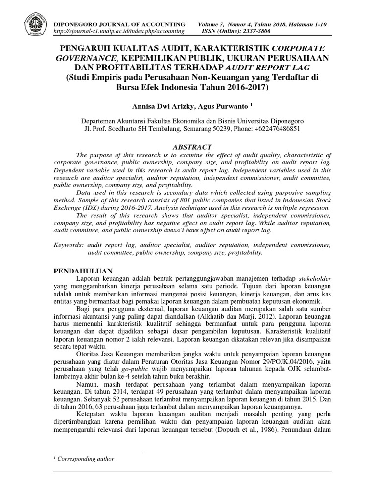 Arizky & Purwanto | PDF