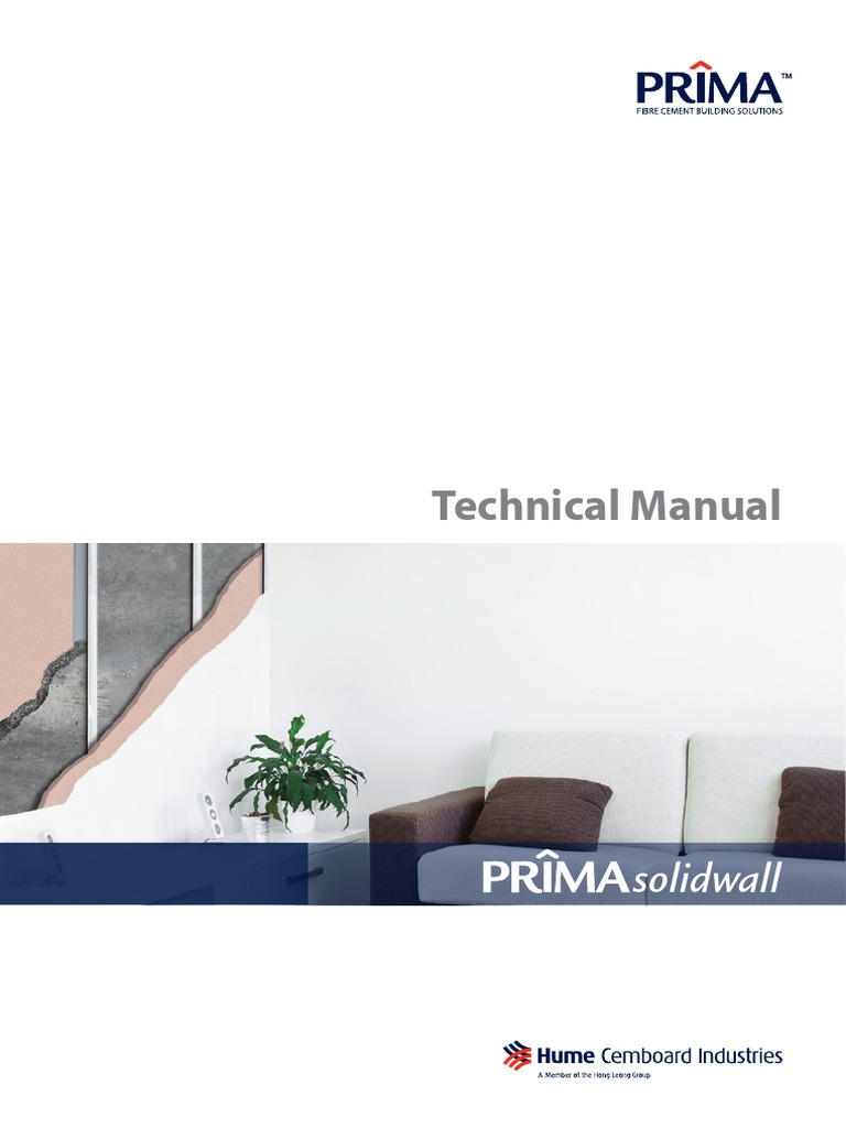 6a. Prima Solid Wall Technical Manual D V1 | PDF | Framing (Construction) | Wall