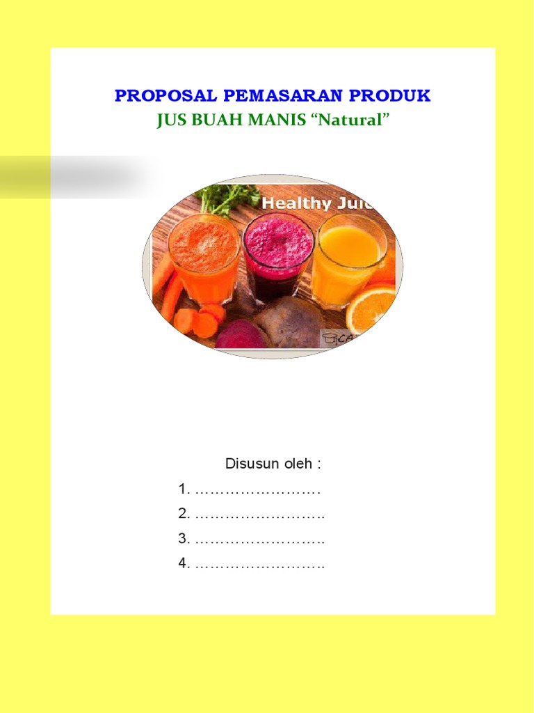 Proposal Pemasaran Produk | PDF