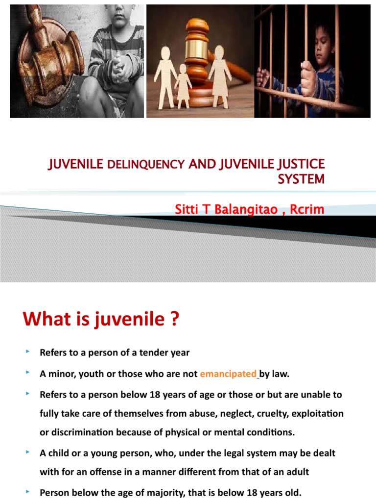 juvenille justice | PDF | Juvenile Delinquency | Intellectual Disability