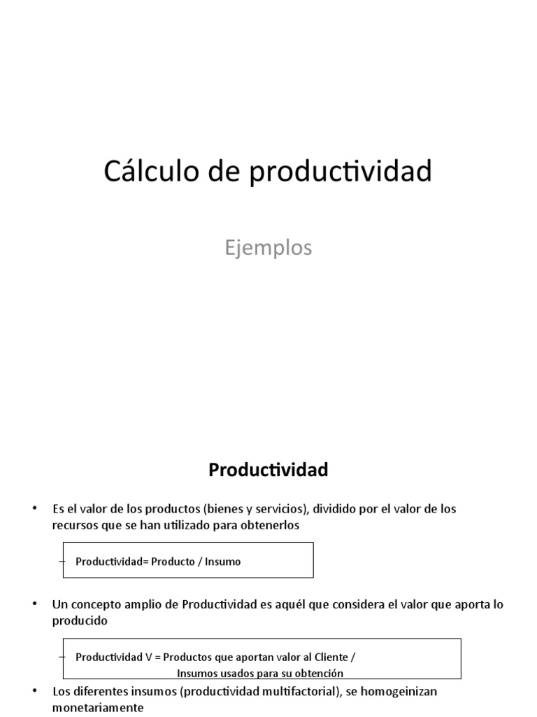 05 Tema 5 Admon De La Producción Productividad Hm Pdf Capital