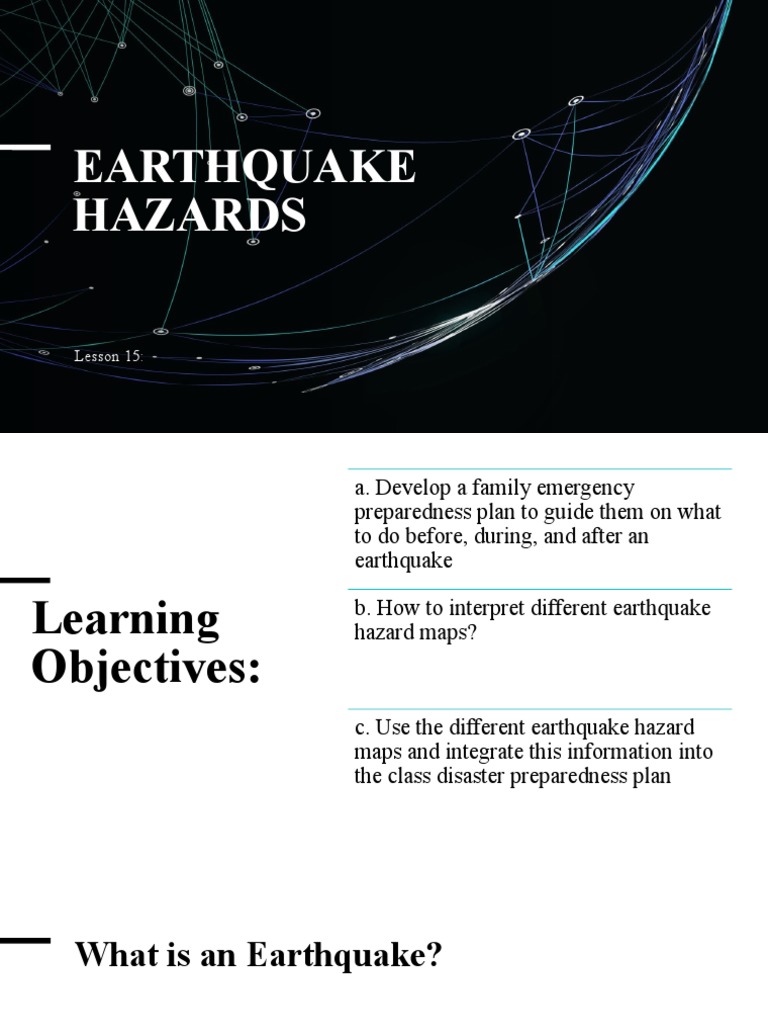Earthquake Hazards | PDF | Earthquakes | Plate Tectonics