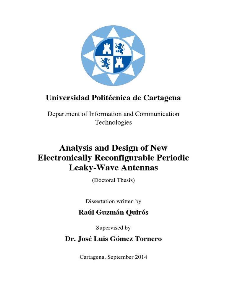 2014 Thesis Analysis And Design Of New Electronically