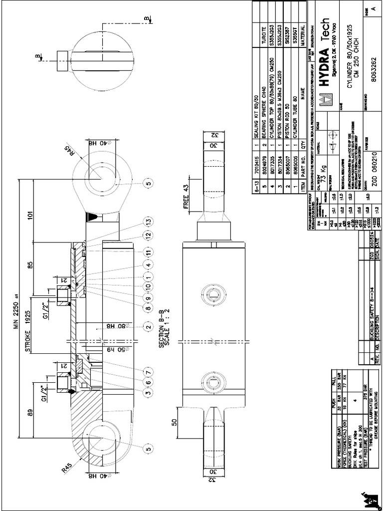 Bridge Racker Cylinder | PDF
