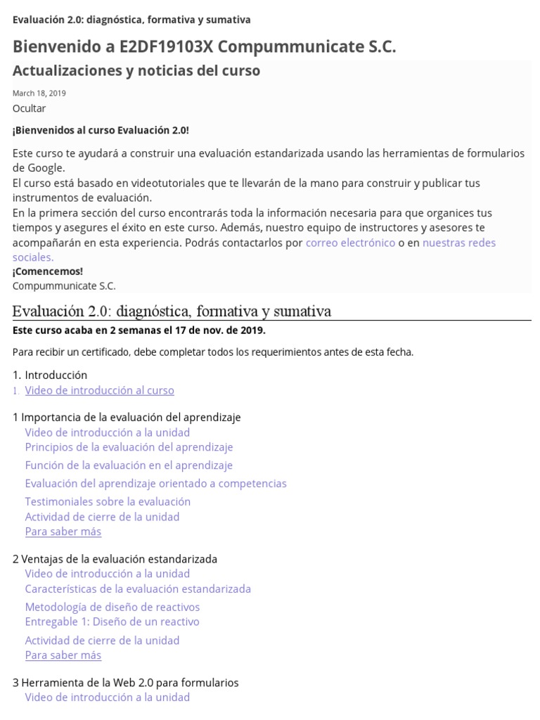 Evaluación Dos Punto Cero | PDF | Evaluación | Método de enseñanza