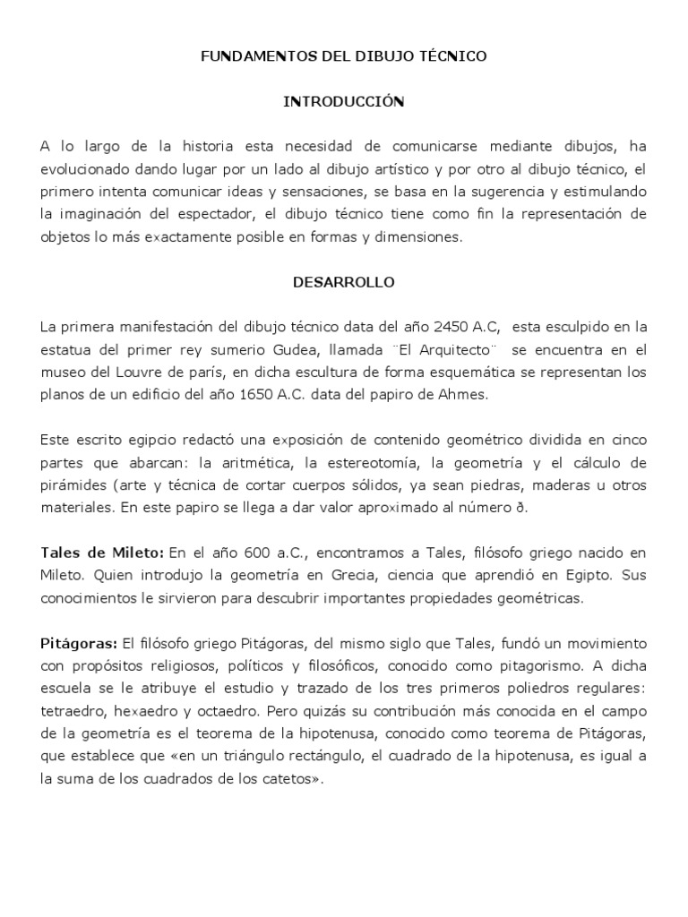 Fundamentos Del Dibujo Técnico | PDF | Geometría | Dibujo