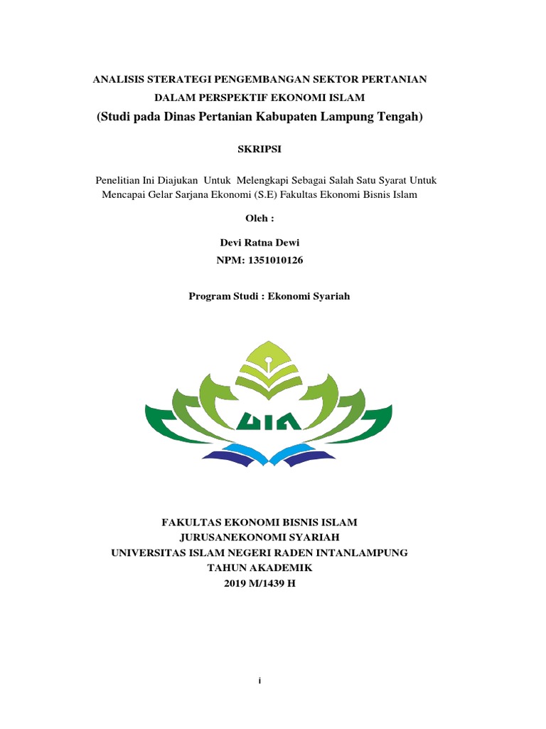 Skripsi Devi Ratna Dewi | PDF