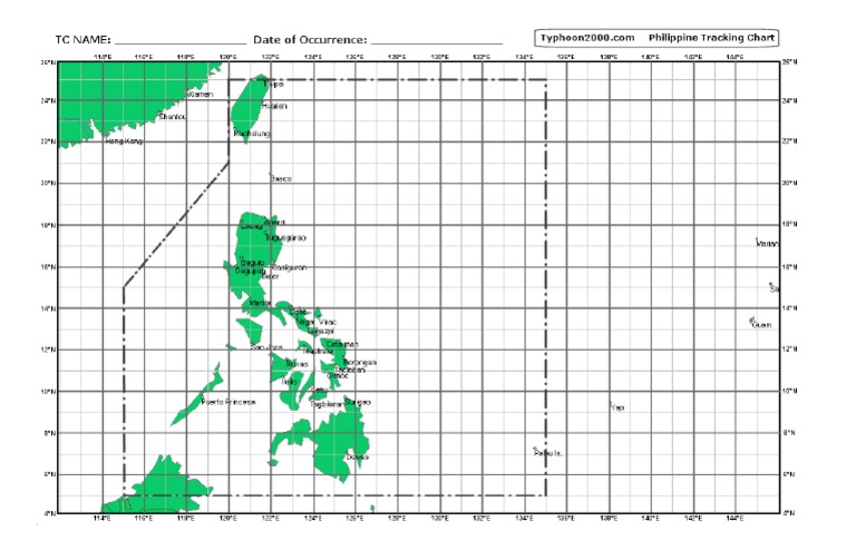 Philippine Typhoon Chart | PDF