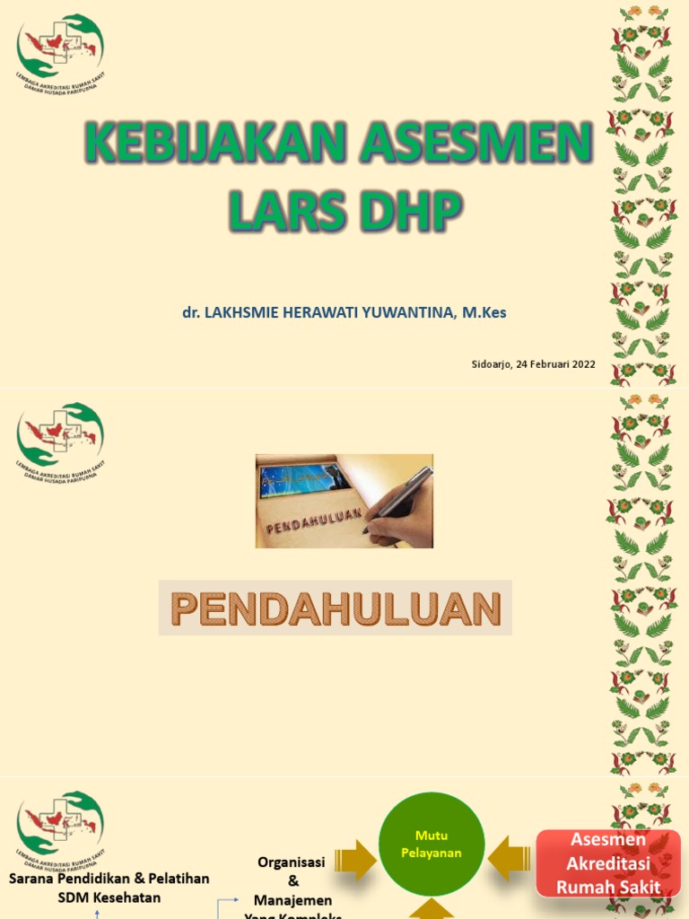Kebijakan Asesesmen Lars DHP | PDF