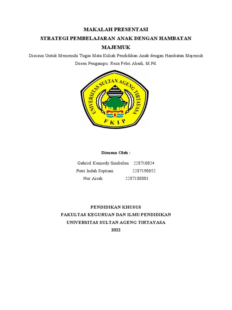 6 - Strategi Pembelajaran ADHM (Makalah) | PDF | Pengembangan Diri | Kesehatan Holistik