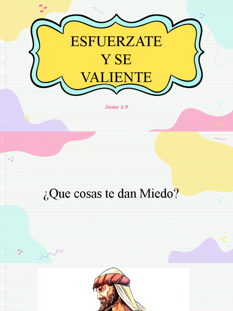 Esfuerzate y Se Valiente | PDF