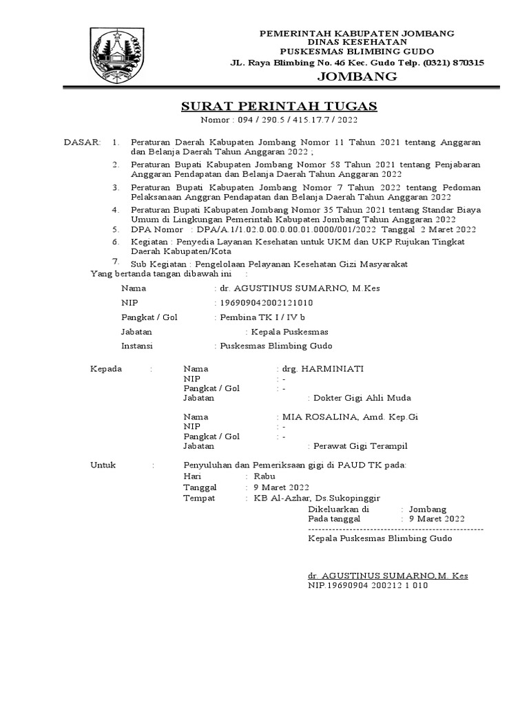 SPT 9 Maret | PDF