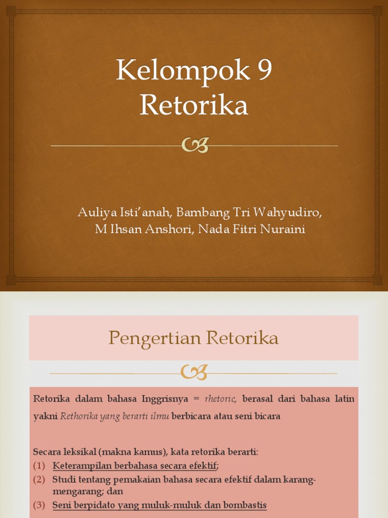 Kelompok9 Retorika | PDF