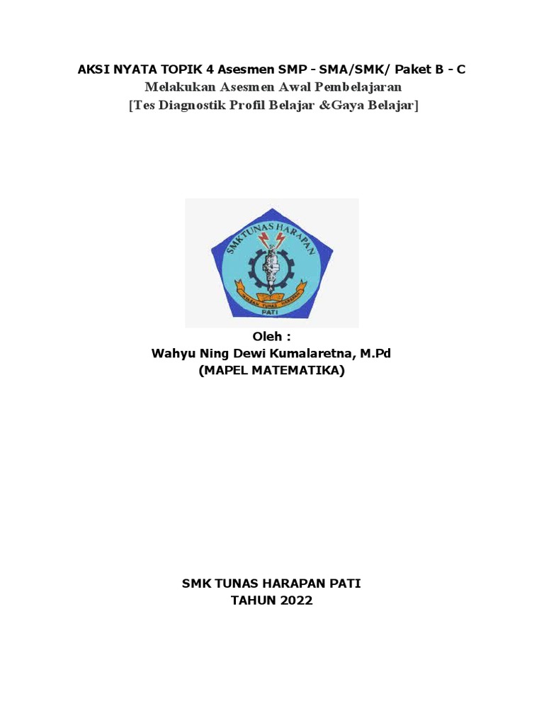 Aksi Nyata Topik 4 | PDF