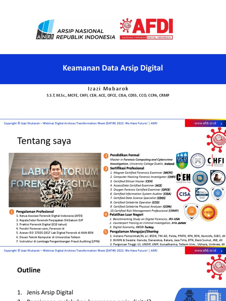 Keamanan Data Arsip Digital - Signed | PDF | Computer Forensics ...