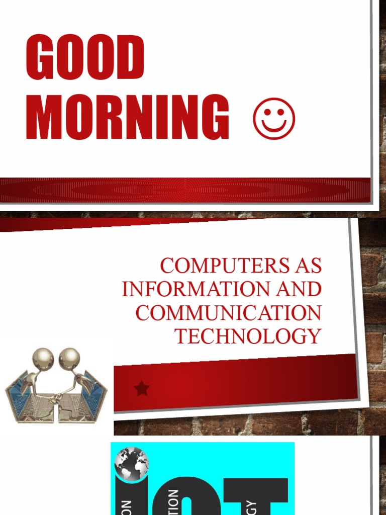 Computers As Information and Communication Technology | PDF ...